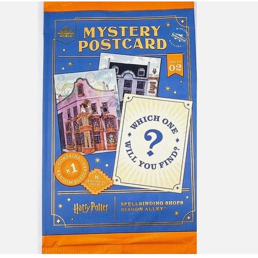 MinaLima | Office | Harry Potter Minalima Diagon Alley Mystery Postcard ...